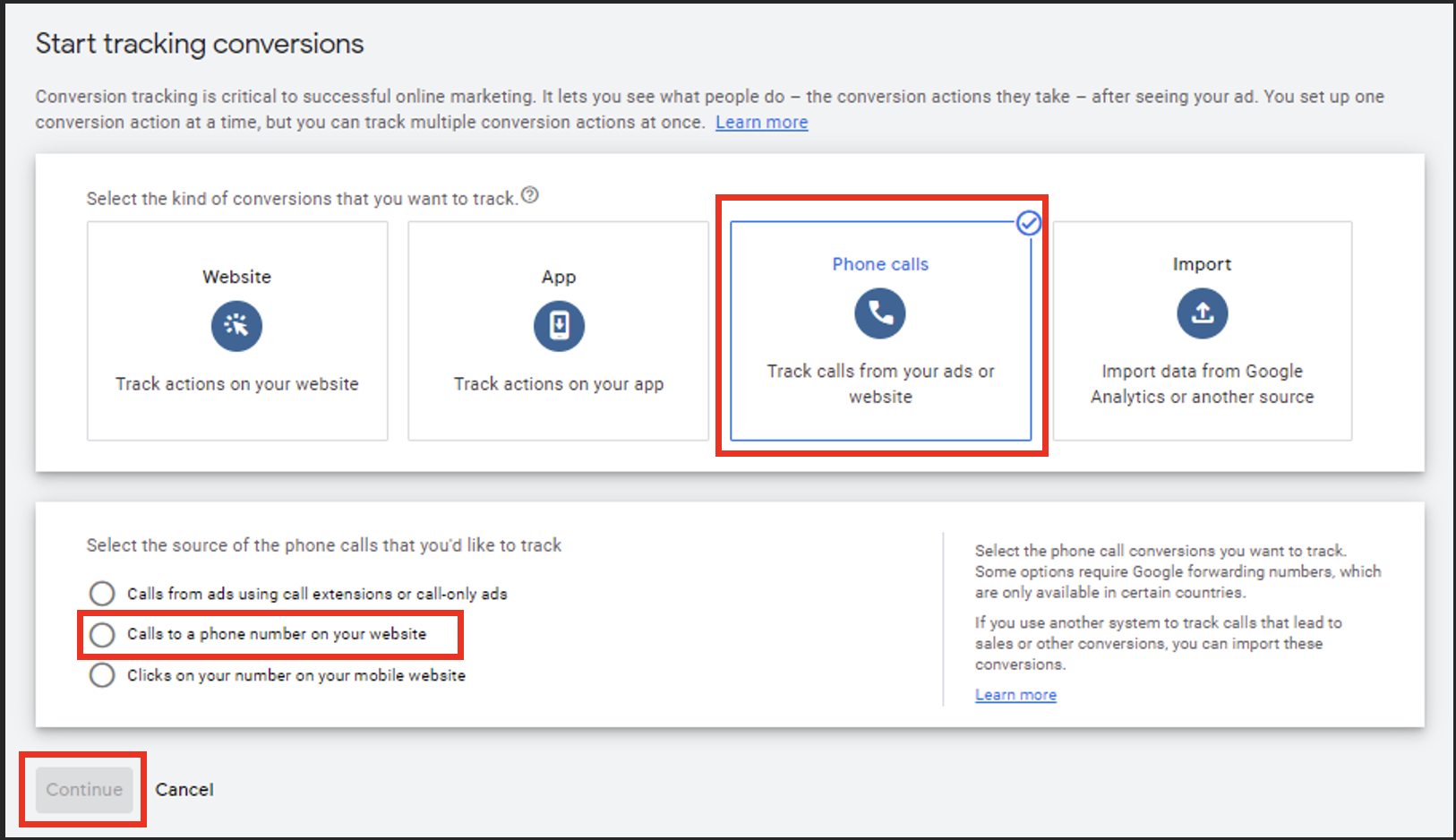 How to Track Website Calls In Google Ads - Anicca