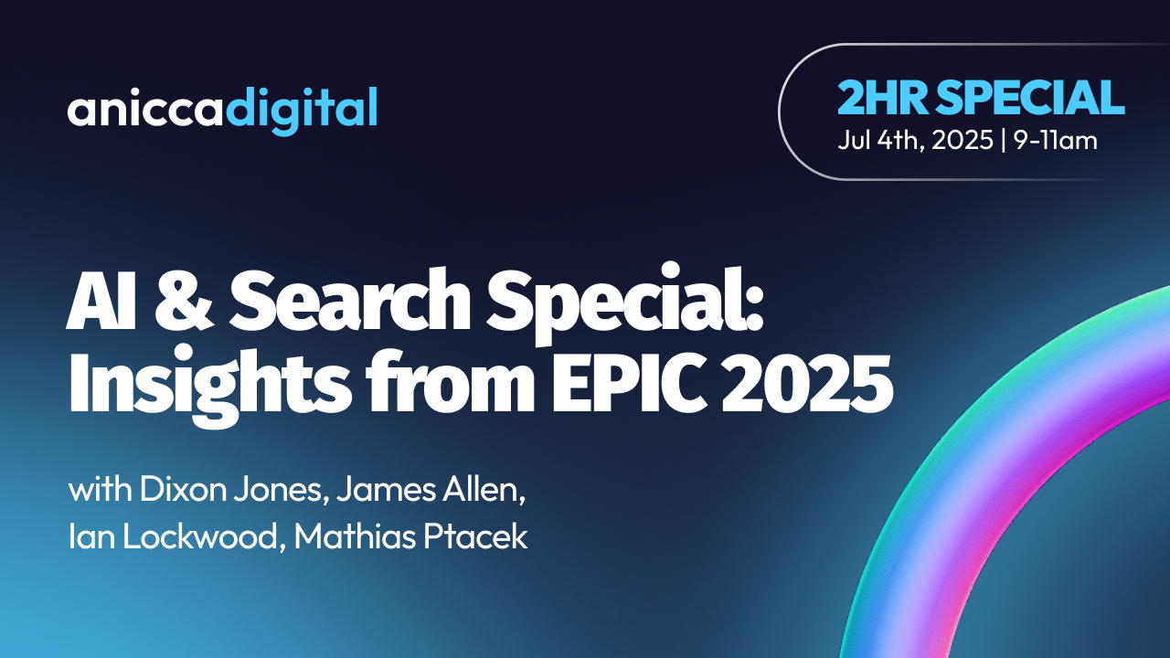 AI & Search Special: Insights from EPIC 2025 (Friday 4th July, 9am ...